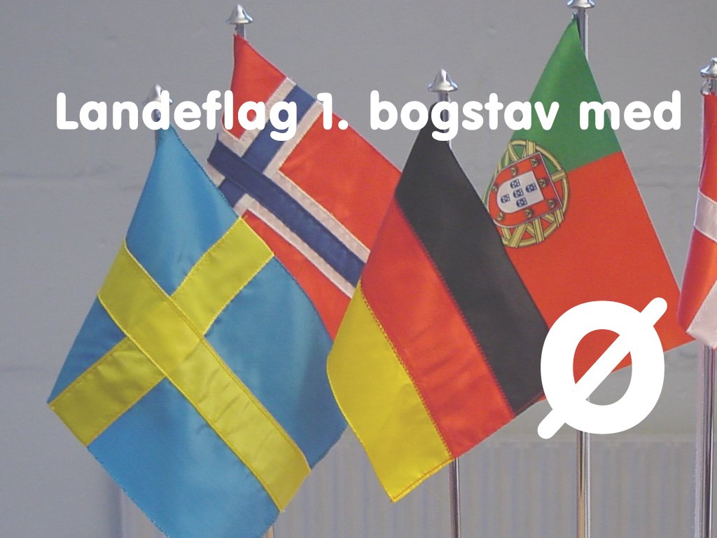 Aalborg Flag Ø - UDENLANDSKE BORDFLAG
