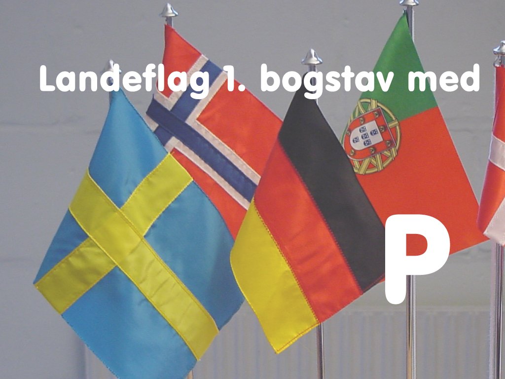 Aalborg Flagfabrik P - NATIONALFLAG